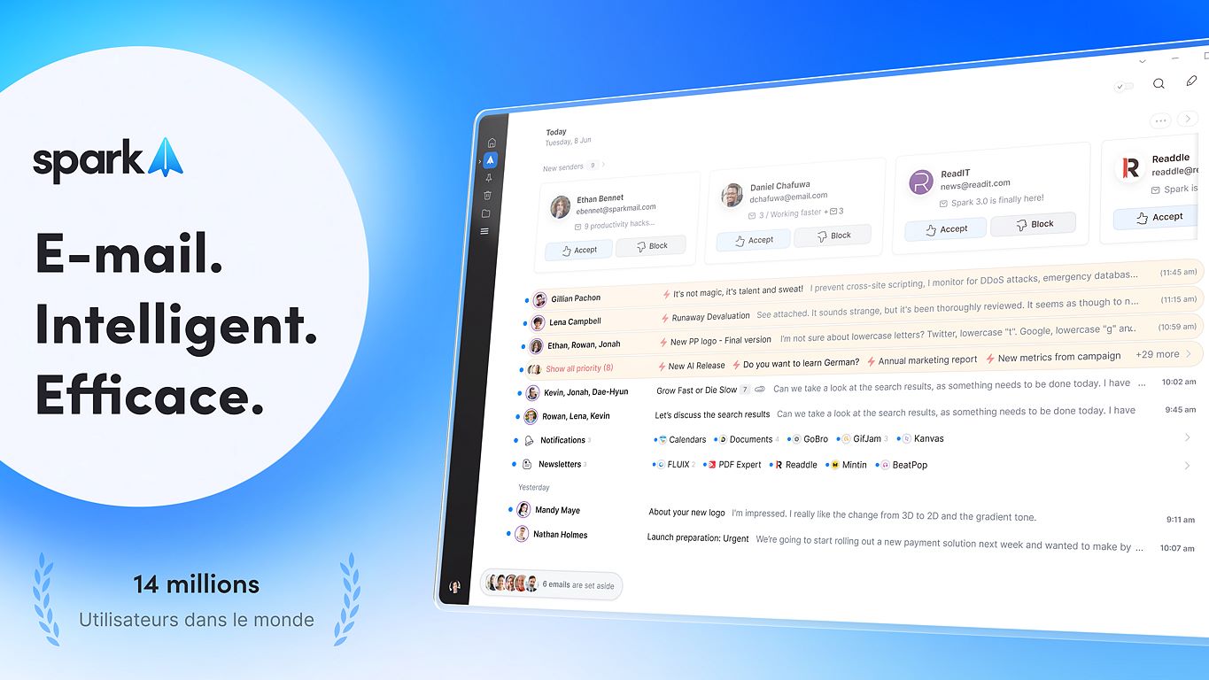 Spark pour desktop arrive sur Microsoft Store